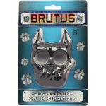 Brutus Self Defense Key Chain Black Color - Women On Guard