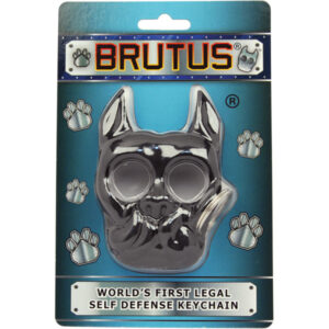 Brutus Self Defense Key Chain Black Color - Women On Guard